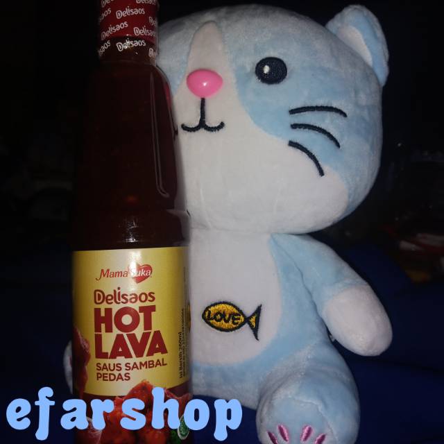 Jual 130ml Delisaos Mama Suka HOT LAVA Sambal Richeese Lv. 1 s.d 3 ...