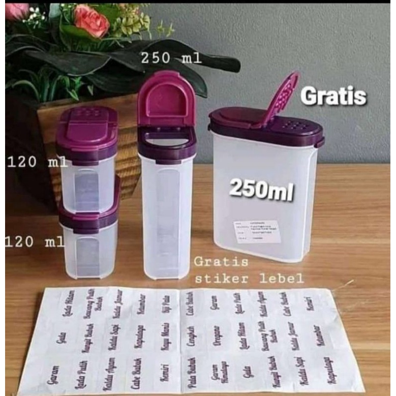 Jual wadah bumbu spice to go Tupperware ( 4 ) | Shopee Indonesia