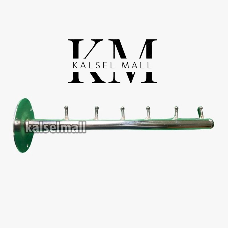 Jual Hanger Gantungan Besi Lurus 12 9 6 Titik Mata Display Toko Butik ...
