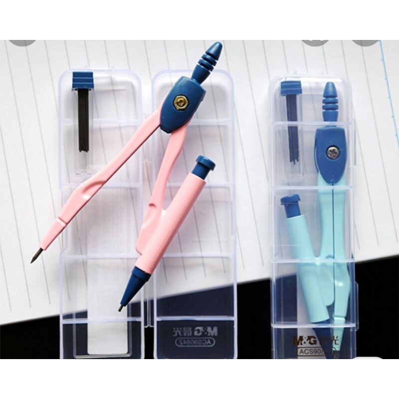 Jual M&G Compass With 0.5mm Mechanical Pencil / Jangka + Pensil Mekanik ...