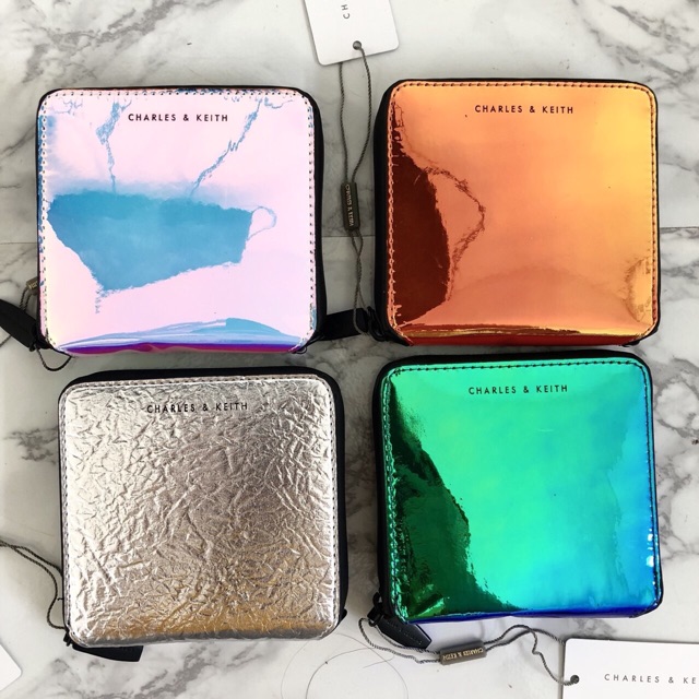 Jual CK CHARLES N KEITH DOMPET BASIC HOLOGRAM ORIGINAL | Shopee Indonesia