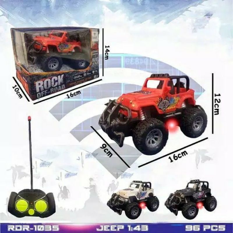 Jual PICK UP TRUCK Off Road / Mainan Mobil - Mobilan mini jeep Remote Control kontrol | Shopee ...