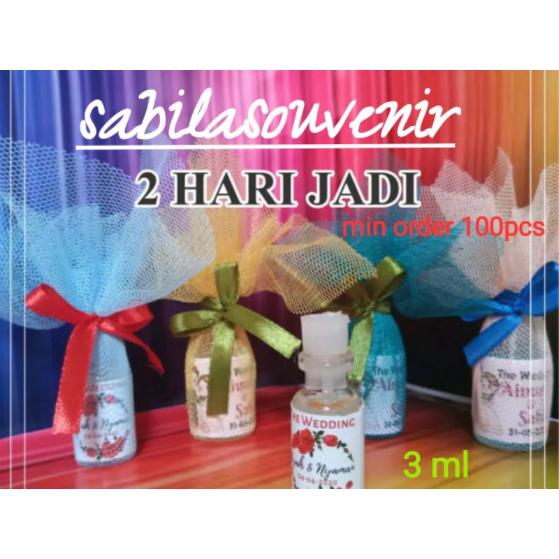 Jual SOUVENIR PERNIKAHAN PARFUM MINI MURAH UNIK LUCU UKURAN 3 ML ...