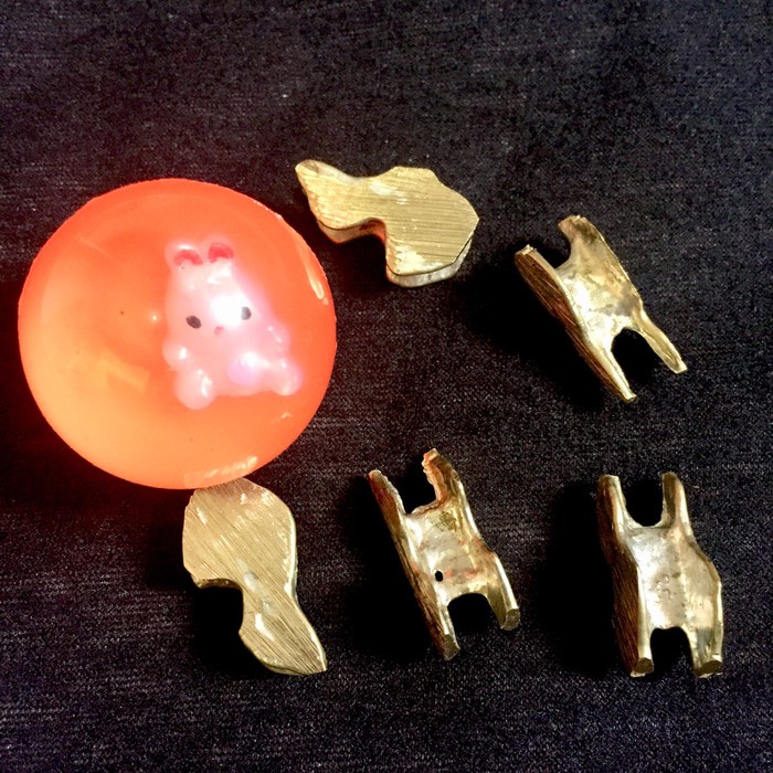 Jual Jual Bekel 1 Set Dengan 5 Buah Biji Bekel Kuningan Mainan Jadul ...