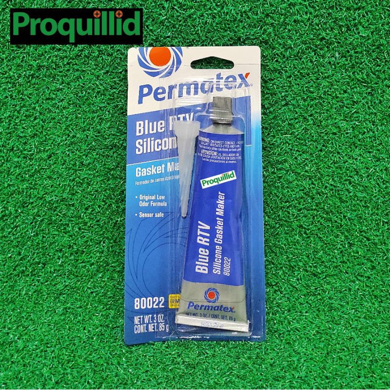 Jual LEM RTV PERMATEX BLUE RTV 6BR BLUE SILICONE GASKET SET MAKER ...