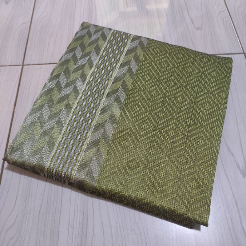 Jual Kain Songket Sage Songket Baron Warna Sage | Shopee Indonesia
