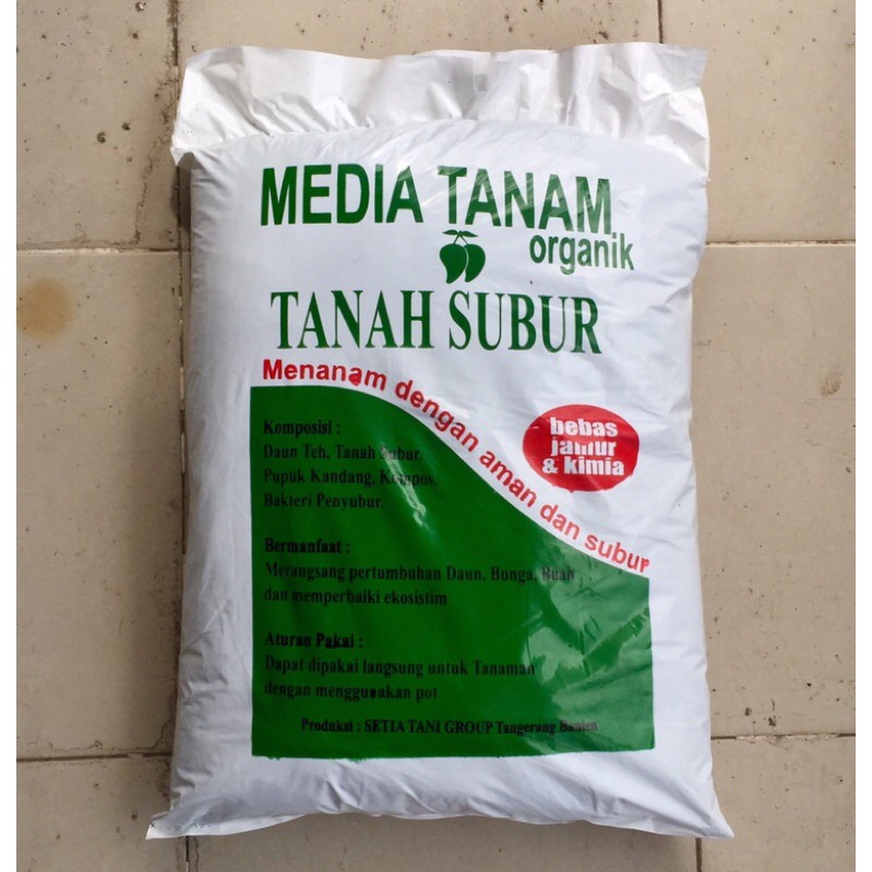 Jual Media Tanam Tanah Subur +Pupuk & Bakteri Penyubur | Shopee Indonesia