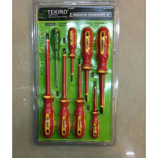 Jual Obeng elektrik 8 pcs (Tekiro) | Shopee Indonesia