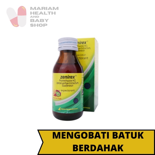 Jual Zenirex Expectorant Sirup 60 ml | Obat Batuk Berdahak | Batuk ...