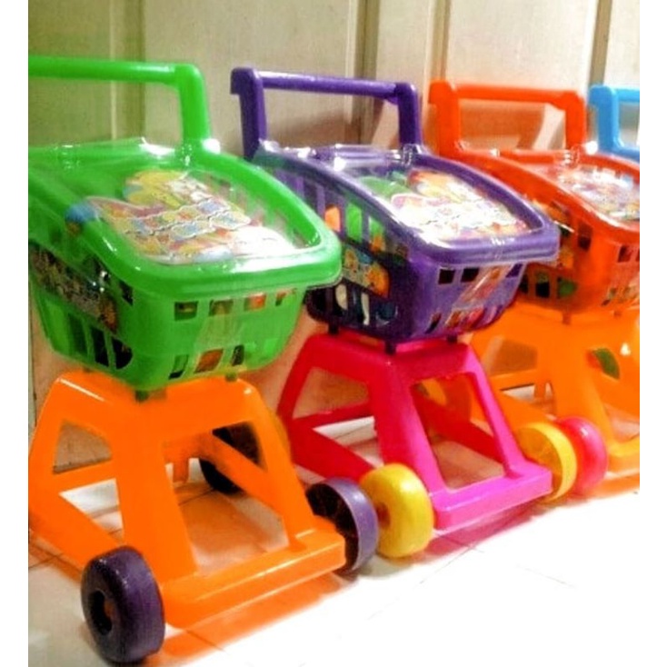 Jual Mainan Trolly Buah Masak Masakan Anak Troli Trolley Dorong Besar ...