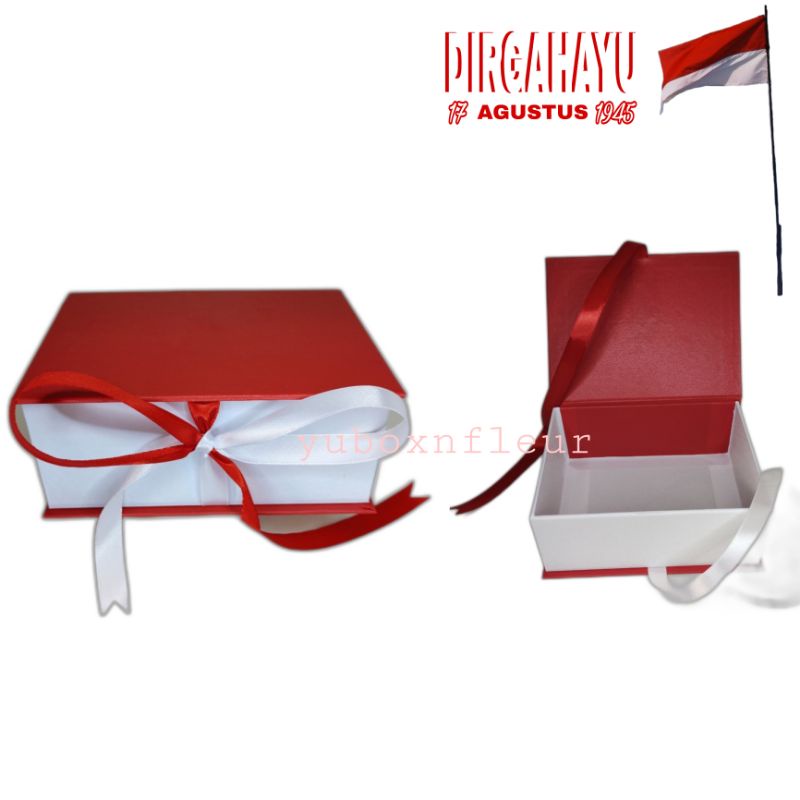 Jual [EDISI MERDEKA/MERAH PUTIH] KOTAK KADO GIFT BOX SOUVENIR KOTAK ...