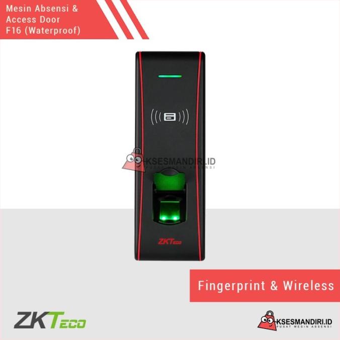 Jual Mesin Absensi Baru Fingerprint ZKTeco F16 Waterproof | Shopee Indonesia