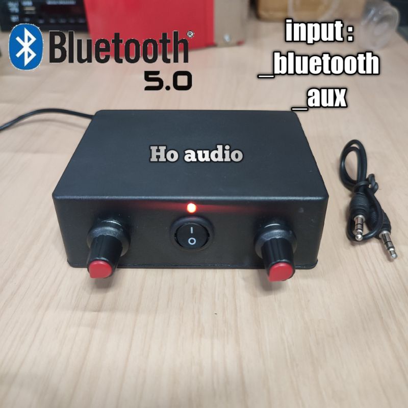 Jual ampli mini bluetooth 5v usb stereo 2 potensio | Shopee Indonesia