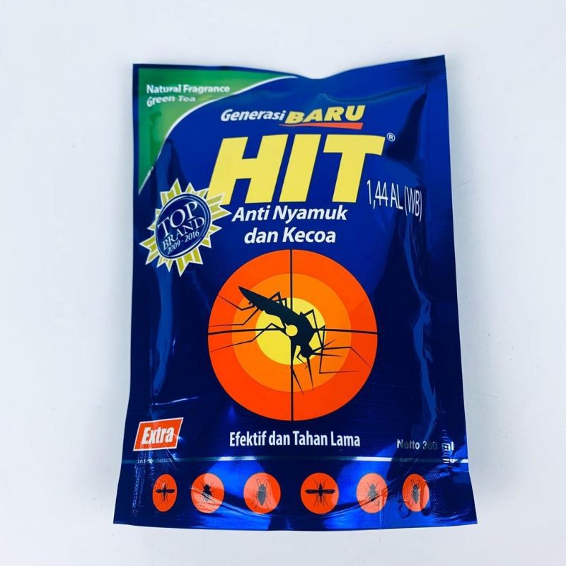 Jual Hit Cair Isi Ulang Anti Nyamuk Dan Kecoa Refill Pouch 360ml / Alat ...