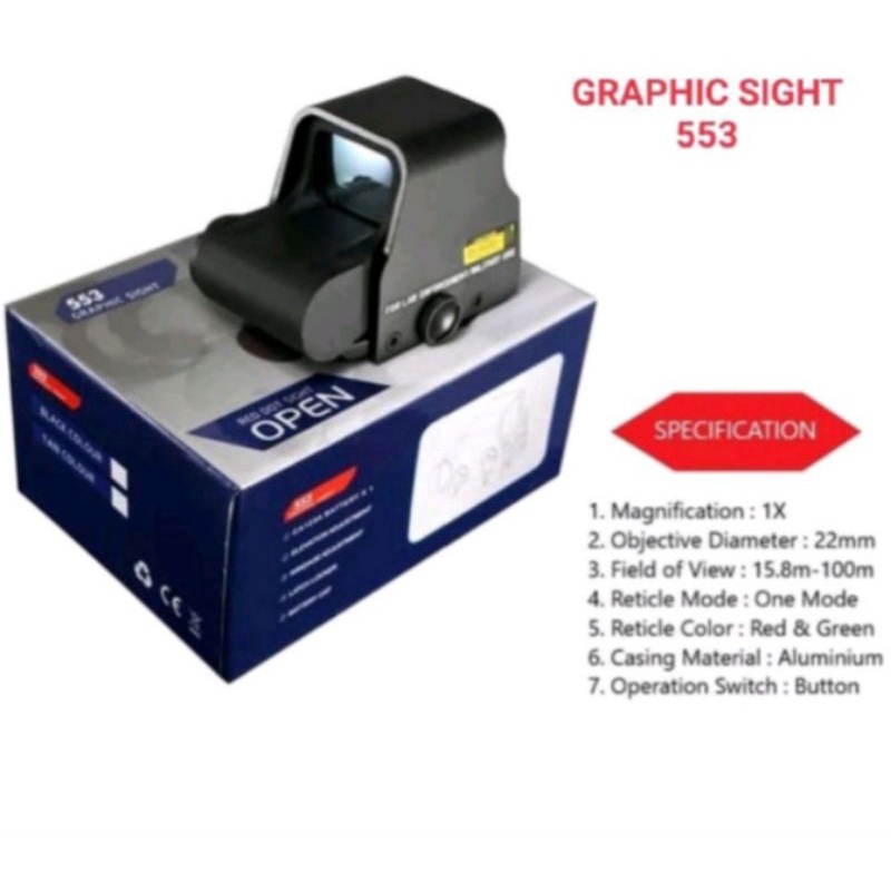Jual Graphic Sight 553 HoloSight | Shopee Indonesia