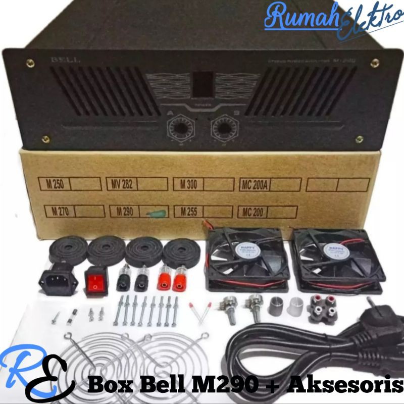 Jual Box BELL Power Amplifier M290 M 290 Plus Aksesoris | Shopee Indonesia