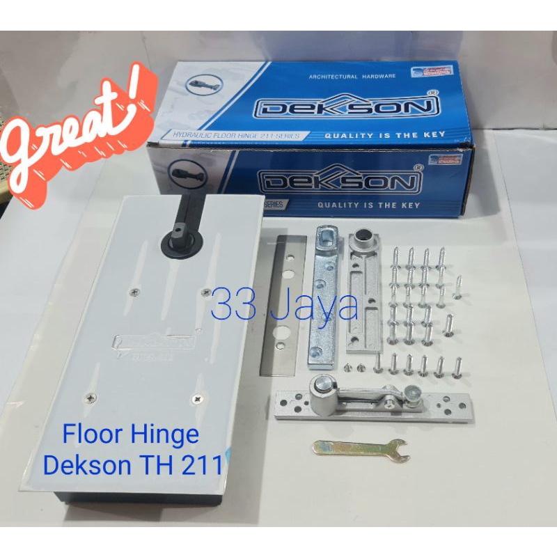 Jual Floor Hinges Engsel Pivot Pintu Kaca Bank ATM Dexson TH 211 Per ...