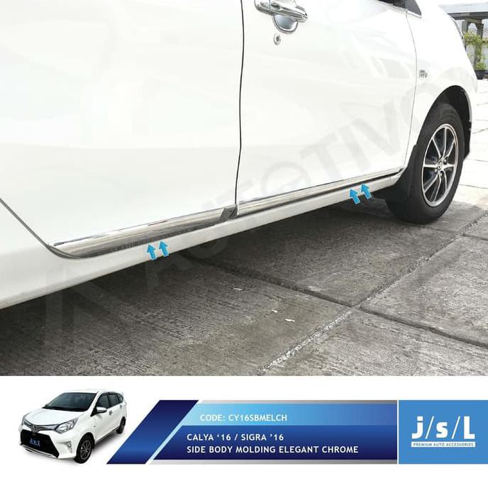 Jual Jual Aksesoris Mobil Toyota Calya List Samping Mobil Jsl / Side ...