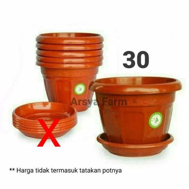 Jual Pot Bunga SL 7530 30 cm - Pot Tanaman | Shopee Indonesia