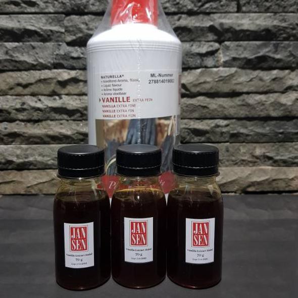 Jual REAL PICT ! BIG SALE Jansen Vanilla Extract Halal / Vanila Ekstrak / Pasta Vanila Extra ...