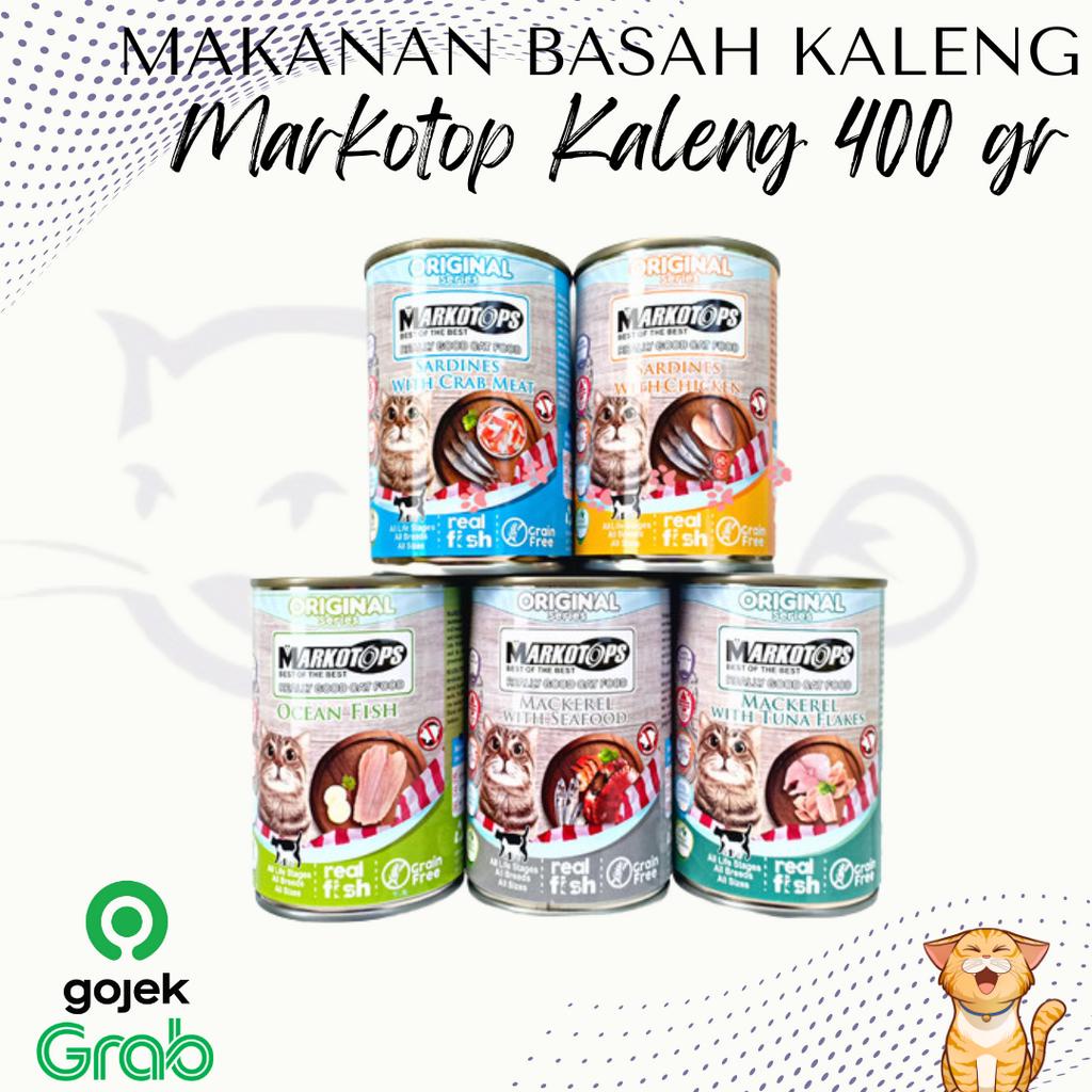 Jual GOJEK / GRAB MAKANAN KUCING MARKOTOP KALENG ADULT 400GR | Shopee ...