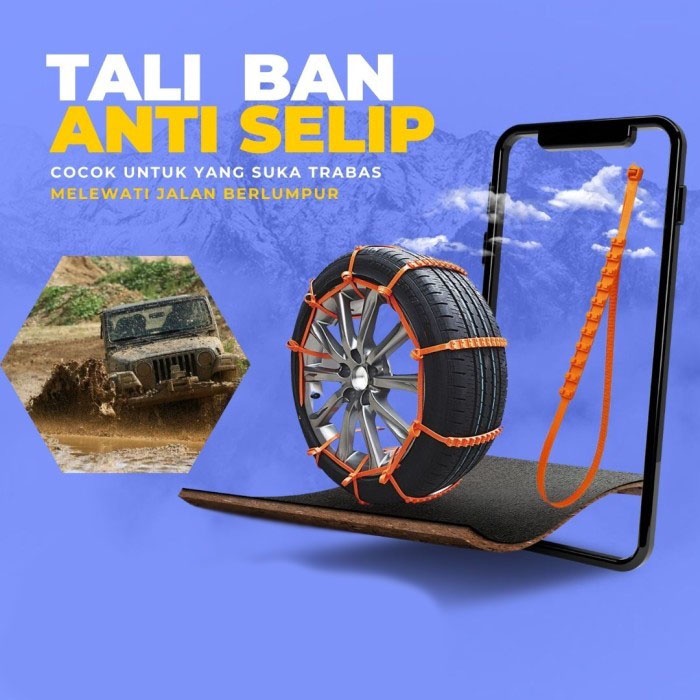 Jual Rantai Ban Motor Mobil Offroad Off Road Anti Slip Licin | Shopee ...