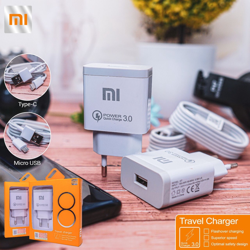 Jual Quick Charger Xiaomi 10w Fast Charging 2A Xiaomi Note 5 3 4x 4A ...