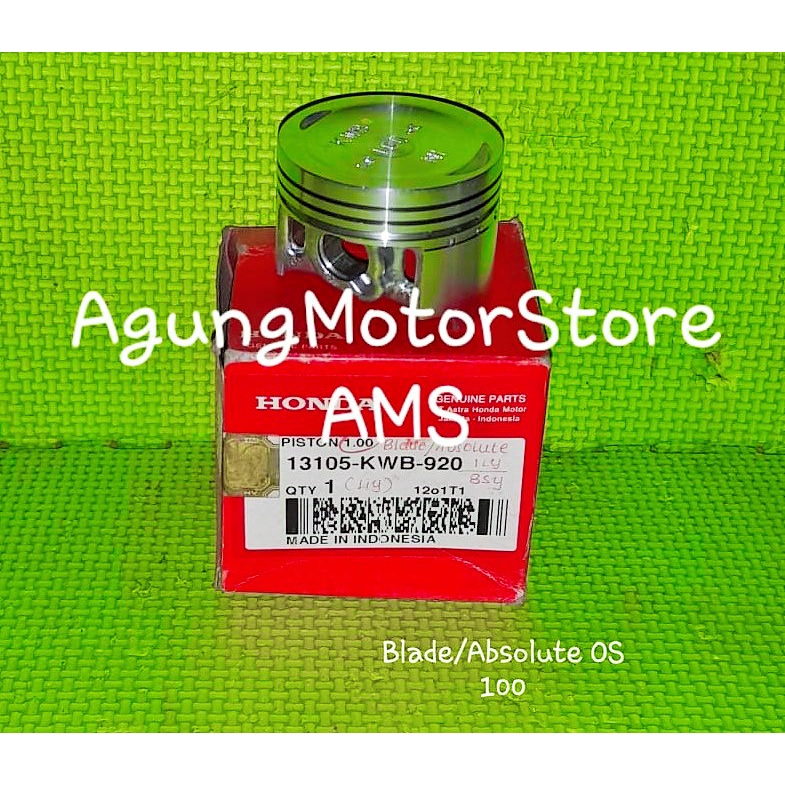 Jual PISTON SEHER HONDA BLADE/ABSOLUTE REVO OVERSIZE STD-25-75-100 ORI ...
