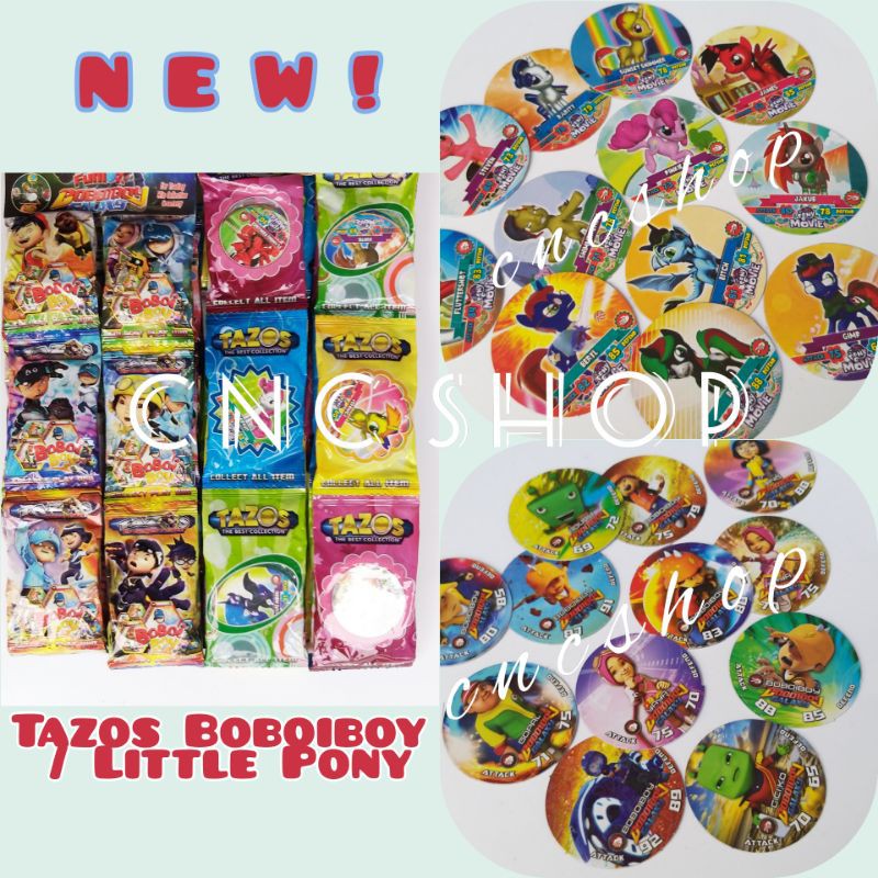 Jual Mainan Tazos Kartu Boboiboy/ Kuda Poni Suit Jepang Murah | Shopee ...