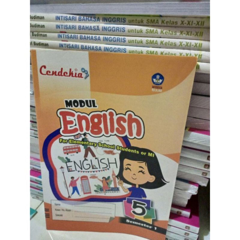 Jual Modul English SD Kelas 5 SMT 1 Kurikulum Merdeka | Shopee Indonesia