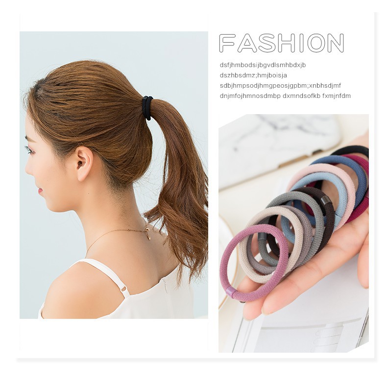 Jual Karet Rambut Polos Elastis 1 pc / Ikat Rambut Kuat / Karet Rambut ...