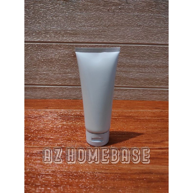 Jual Tube Kosong 100ml Putih Tutup Fliptop Model Gemuk - Tube 100 ml ...