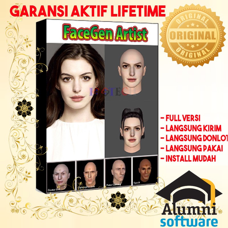Jual [FULL VERSION] FaceGen Artist Pro 3 Software - GARANSI AKTIVASI ...