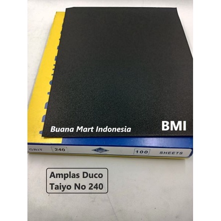 Jual Amplas Duco Taiyo No 240 | Amplas Kertas | Amplas Lembaran Grit ...