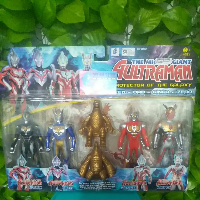 Jual ULTRAMAN MAINAN SATU SET ORB GEED GINGA ZERO SET | Shopee Indonesia