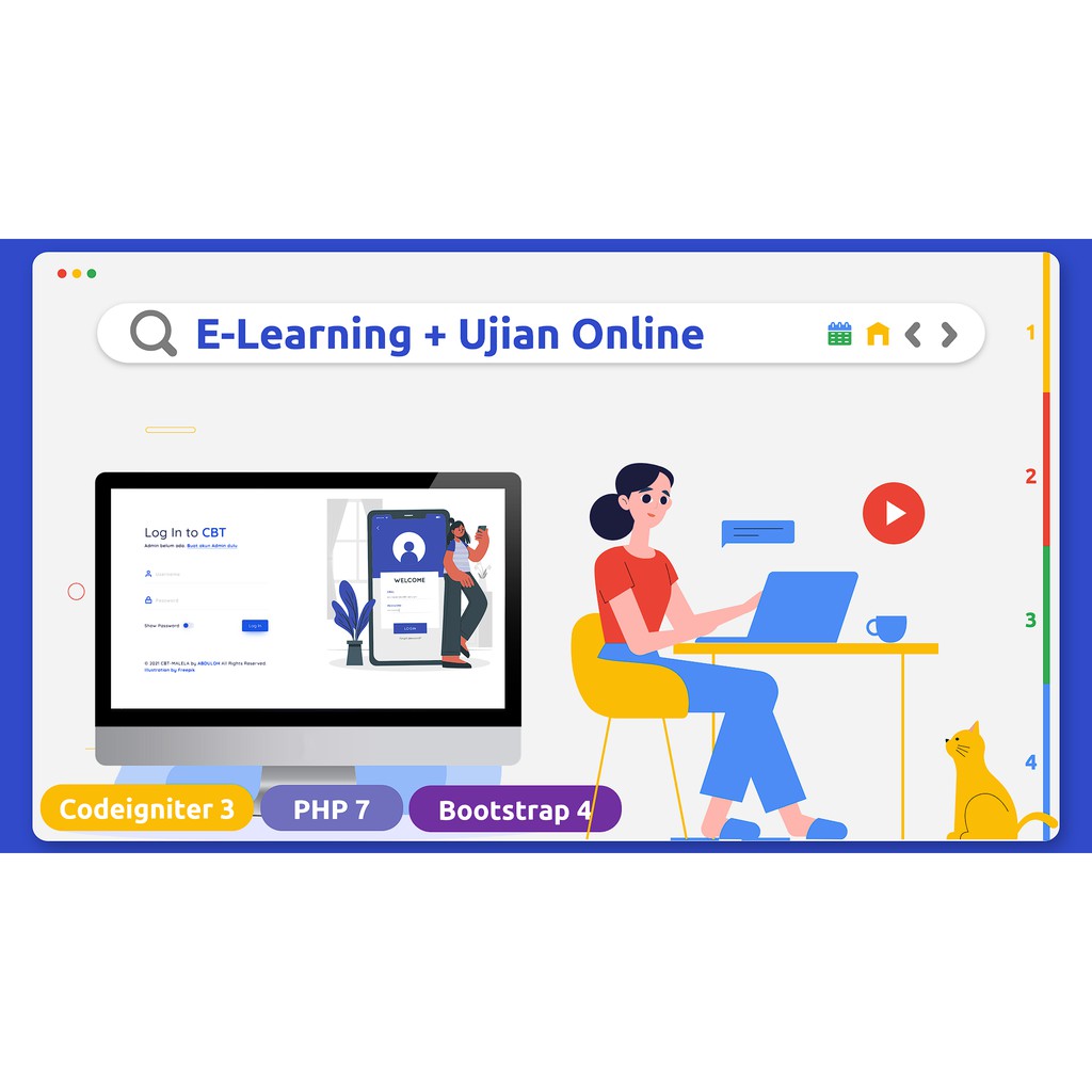 Jual Aplikasi E learning + Ujian Online Pilihan Ganda dan Essay Berbasis Website menggunakan ...