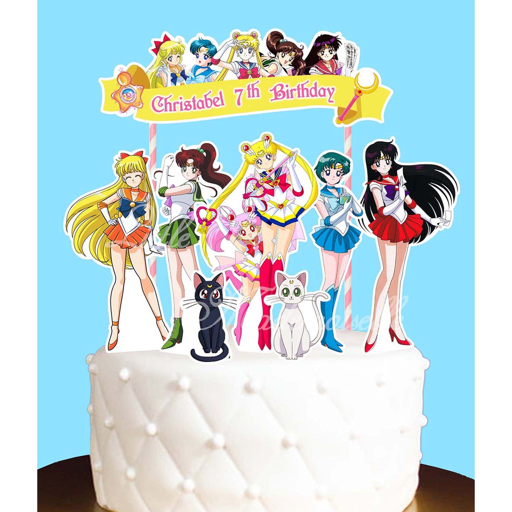 Jual Topper birthday cake Sailor Moon | Shopee Indonesia