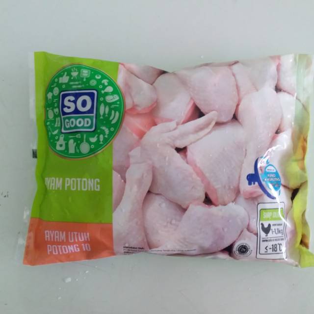 Jual So Good Ayam Utuh Potong 10 1kg | Shopee Indonesia