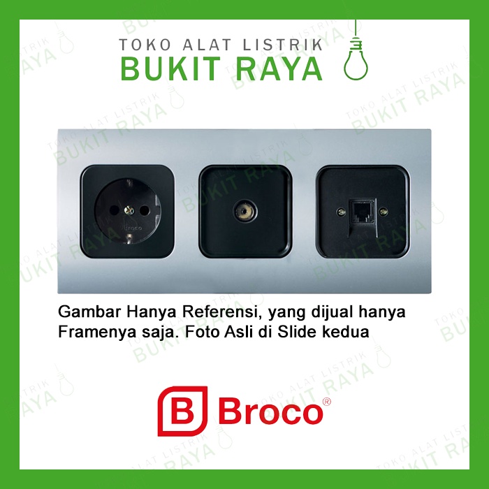 Jual B103 Broco Integra Triple Gang Frame Combination (FRAME ONLY ...