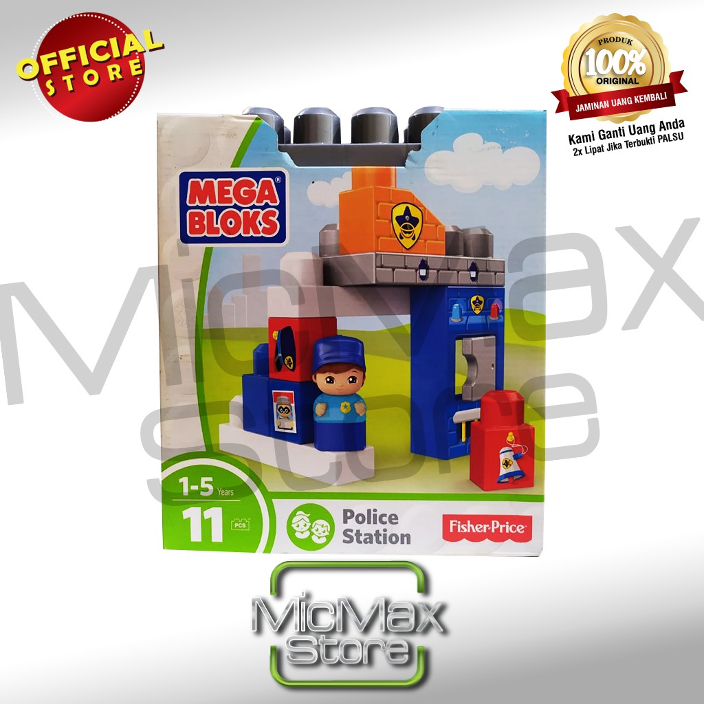 Jual MegaBloks Mega Bloks Small Playset Police Station 11 blocks ...