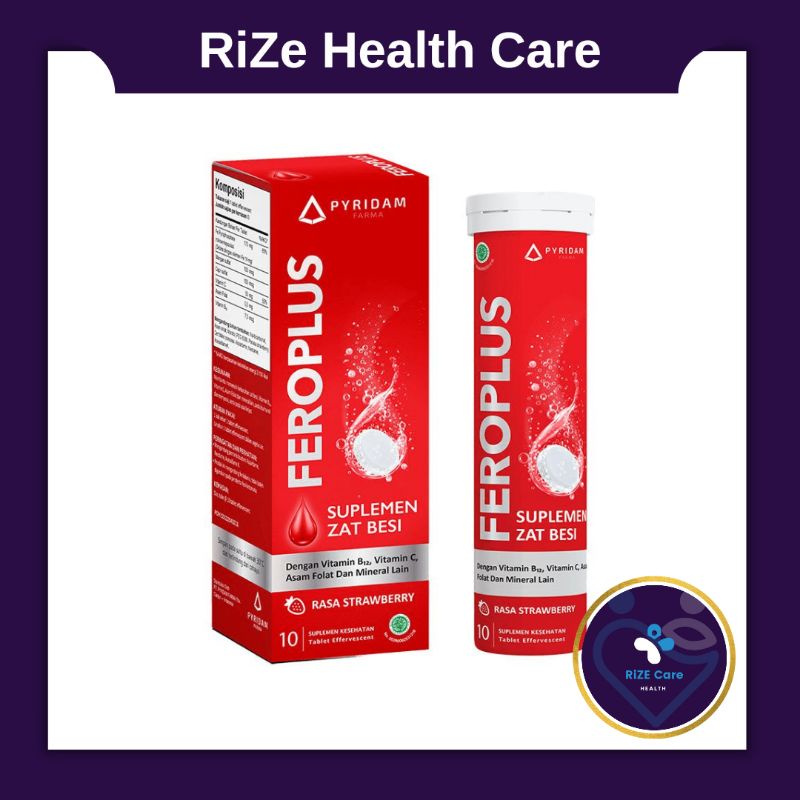 Jual FEROSPAT / FEROPLUS EFFERVESCENT TABLET | Penambah Darah ...