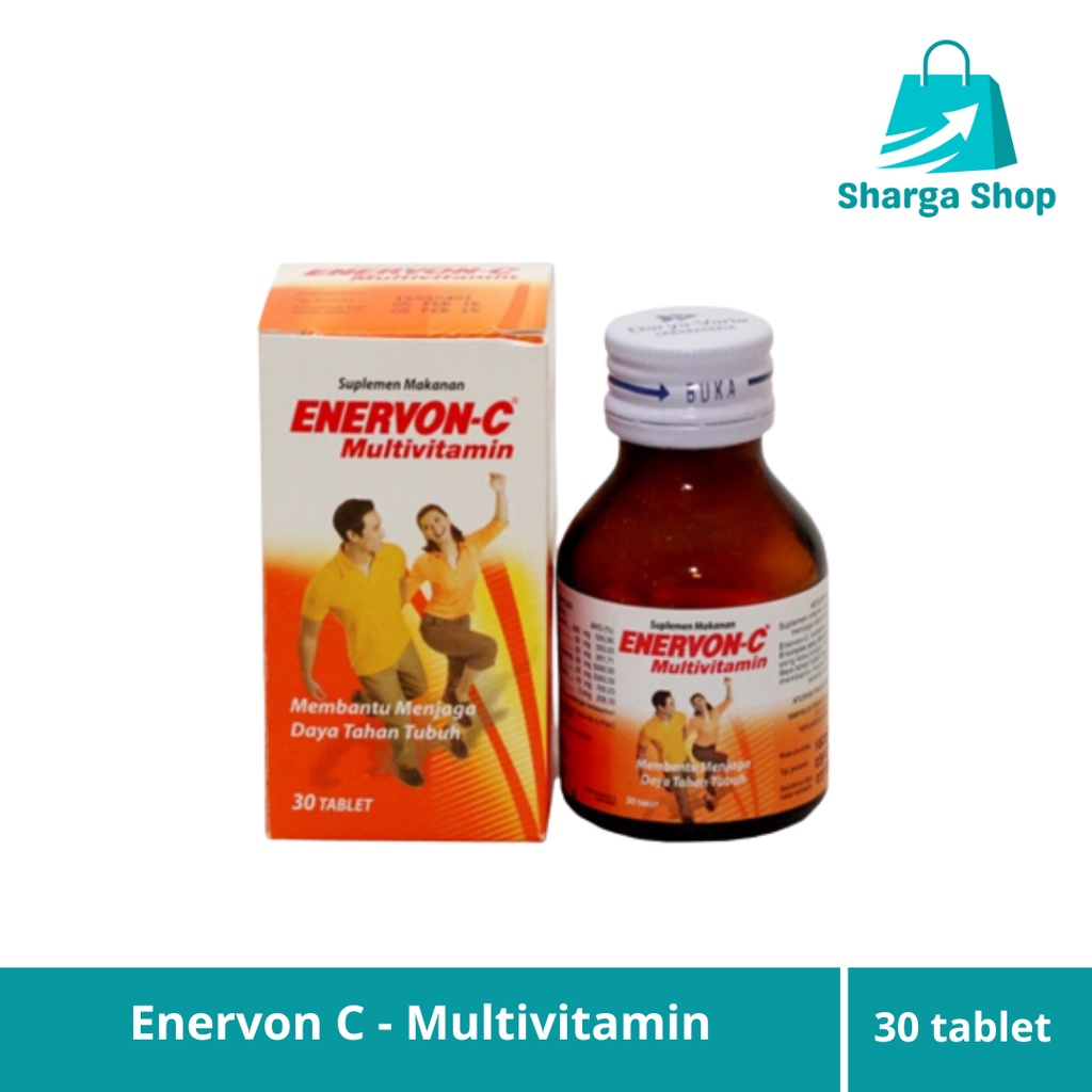 Jual ENERVON C MULTIVITAMIN 30 TABLET / VITAMIN C 500 | Shopee Indonesia