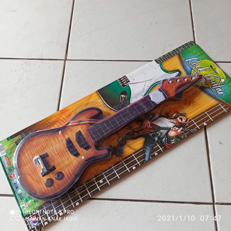 Jual Mainan anak gitar model kayu keren Mainan musik anak edukatif ...