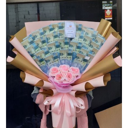 Jual Buket Uang ukuran Large max isi 1,2jt / Buket 30 lembar/ Money ...