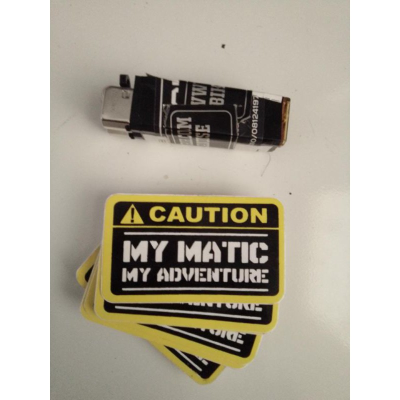Jual sticker vinil my matic | Shopee Indonesia