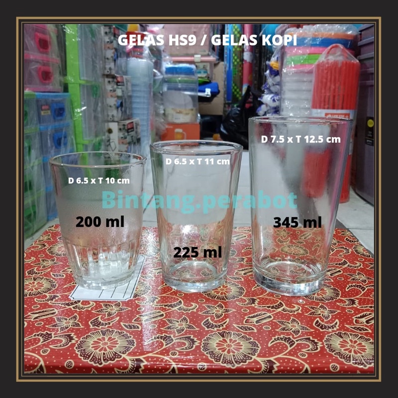 Jual Gelas Kopi Polos @6Pcs / Gelas Air Minum / Gelas Air Minum / Gelas ...
