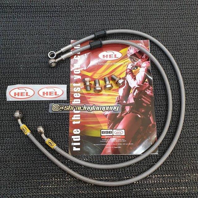 Jual Selang rem hel ninja r rr set baut | Shopee Indonesia