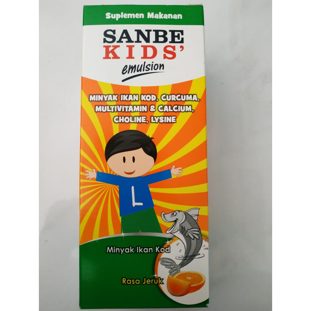 Jual SANBE KIDS EMULSION - SYRUP MULTIVITAMIN ANAK | Shopee Indonesia