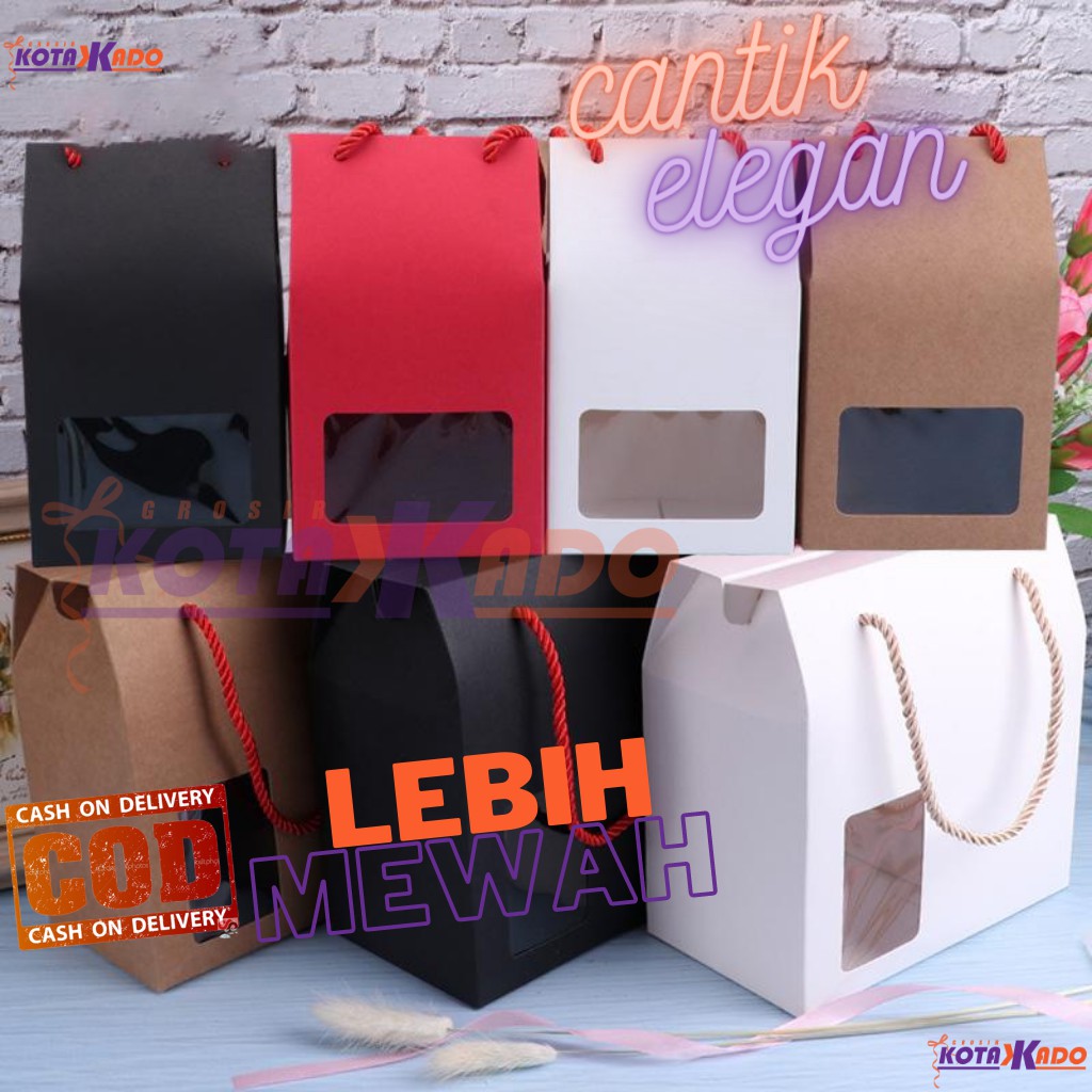 Jual Paper Bag Kado Ulang Tahun Import Kotak Paperbag Gift Box Motif ...