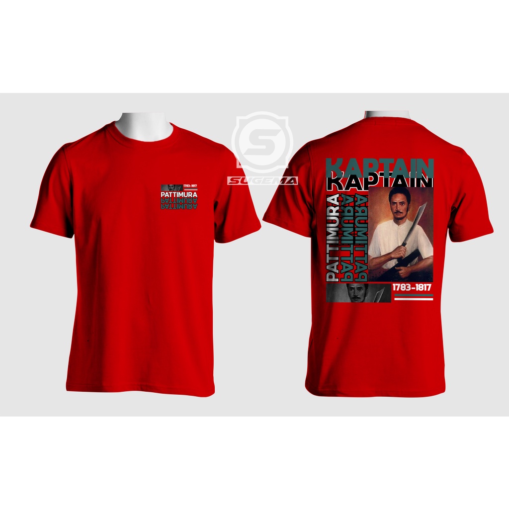 Jual Kaos Baju Tokoh Pahlawan Kemerdekaan Kaptain Patimura | Shopee ...
